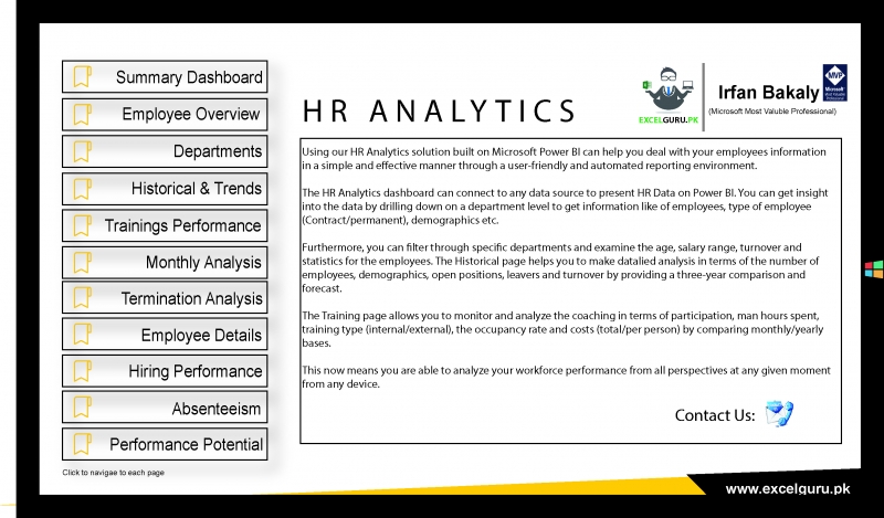 HR ANALYTICS in Power BI - Excel Guru