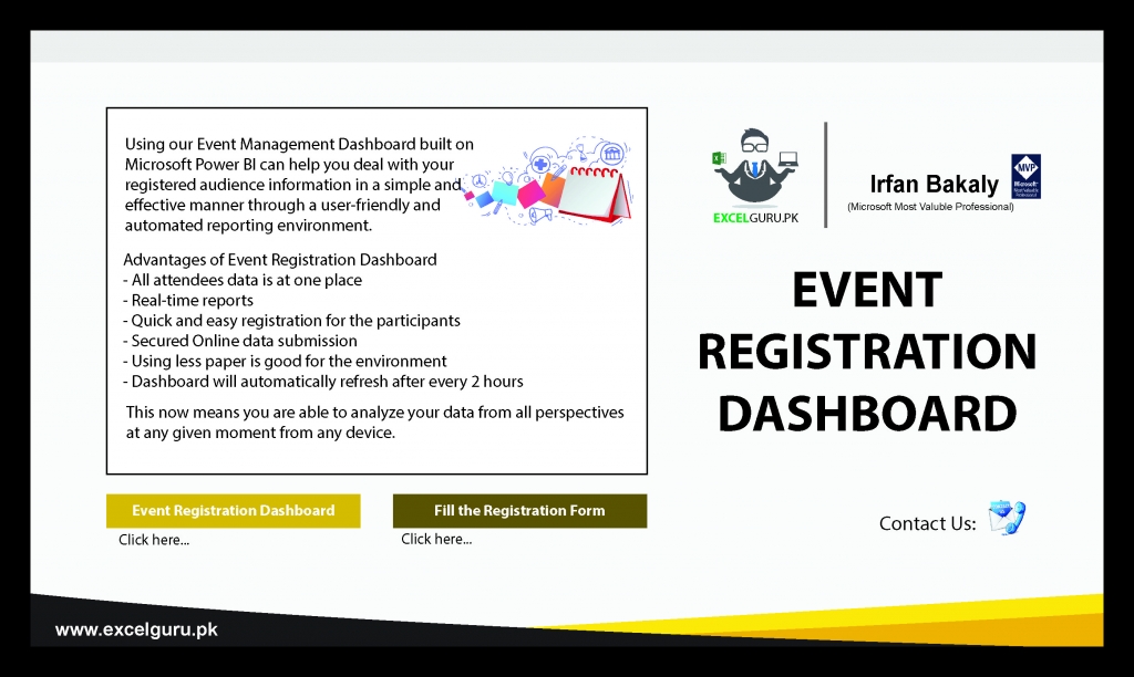 Event Registration Dashboard - Excel Guru