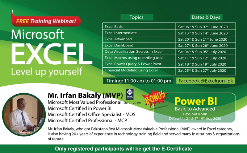 Free Training - Excel Guru