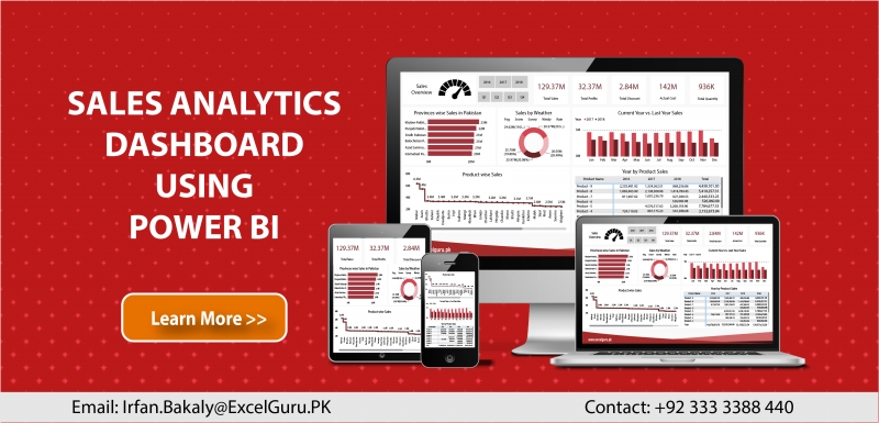 SALES ANALYTICS DASHBOARD - Excel Guru